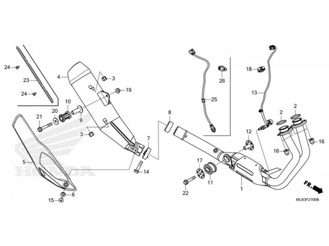 Sonda lamda Honda CB750 Hornet 2025 - 2026