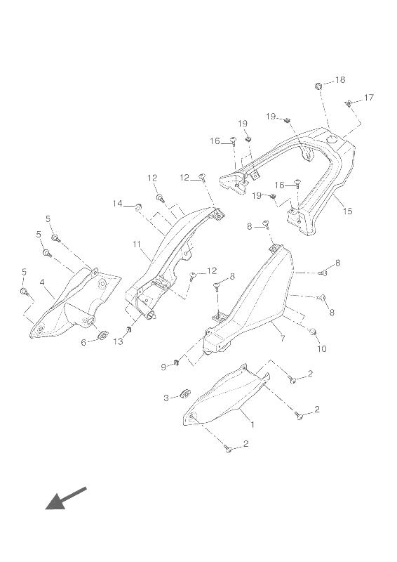 Colin Yamaha Mt-07 tracer abs 2015 - 2017